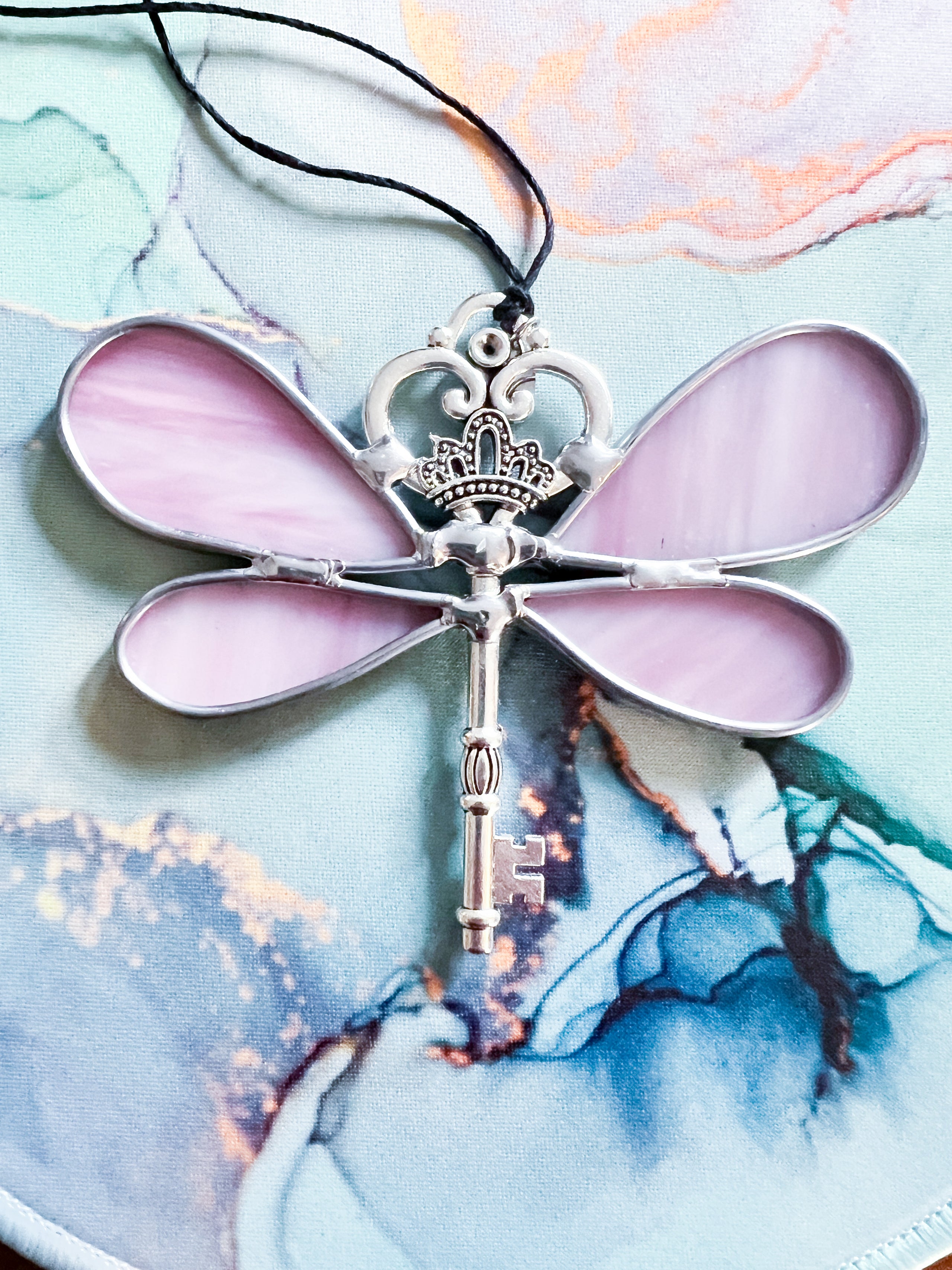 Dragonfly Skeleton Key Suncatcher | Crafty Bombshell Designs
